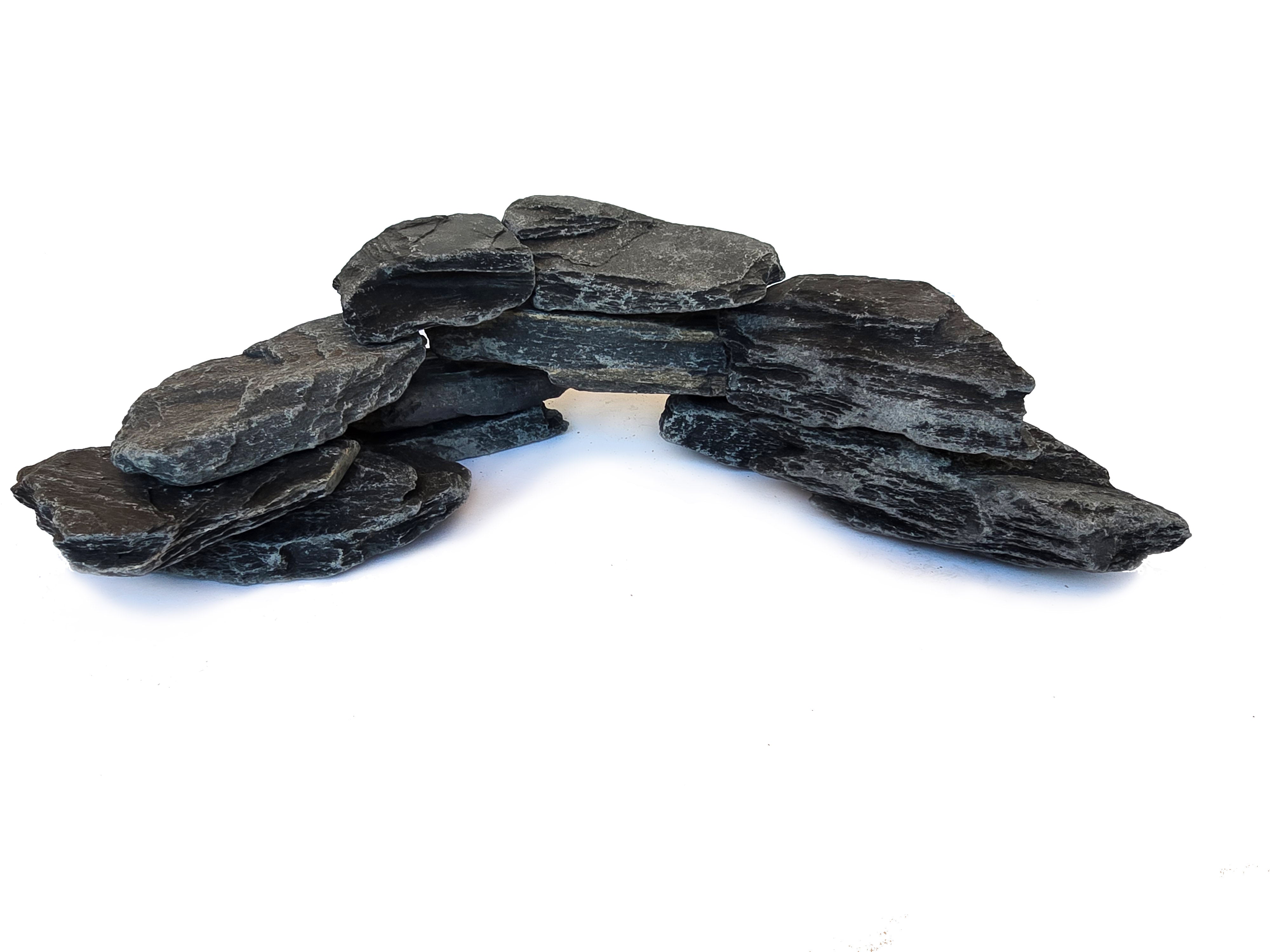 Natural Black Slate (dark grey) - 3 to 5 Inches Stones – Small World ...